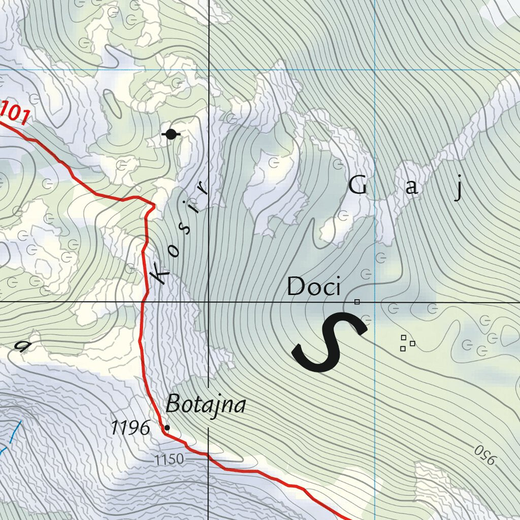 Mosor Map by Croatian Mountain Rescue Service - HGSS | Avenza Maps