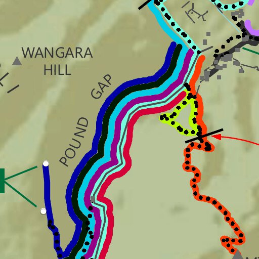 Ikara-Flinders Ranges National Park - Wilpena Pound Map by Department ...