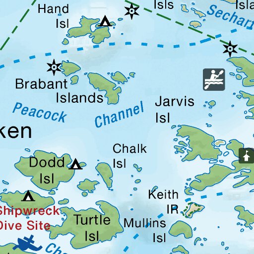 Broken Group Islands - Pacific Rim Park Adventure Map by Backroad ...