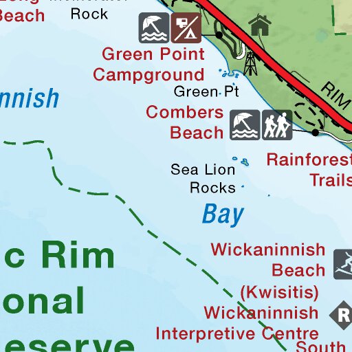 Long Beach Unit - Pacific Rim Park Adventure Map by Backroad Mapbooks ...