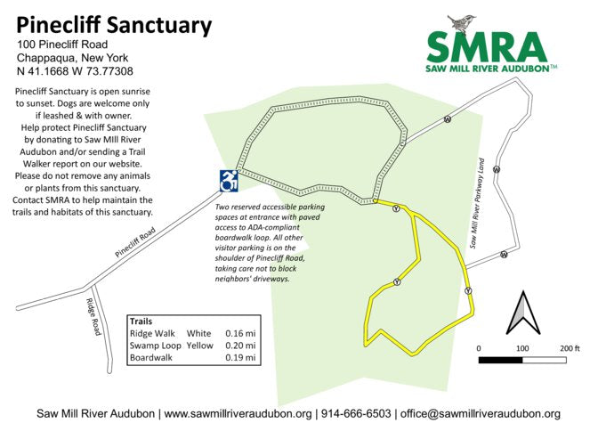 Pinecliff Sanctuary Map by Saw Mill River Audubon, Inc | Avenza Maps