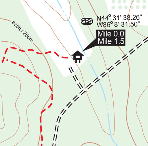 Pete's Woods Trail - Arcadia Dunes Map by MichiganTrailMaps.com ...
