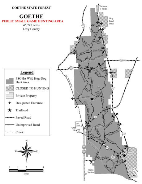 Goethe PSGHA Brochure Map by Florida Fish and Wildlife Conservation ...