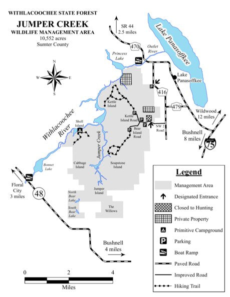 Jumper Creek WMA Brochure Map by Florida Fish and Wildlife Conservation ...