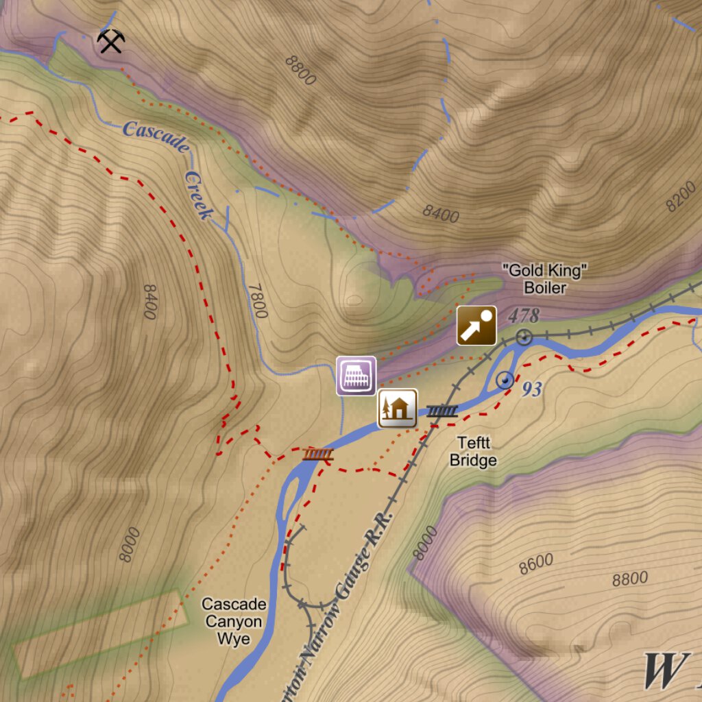 Electra Lake, Colorado 7.5 Minute Topographic Map - Color Hillshade by ...