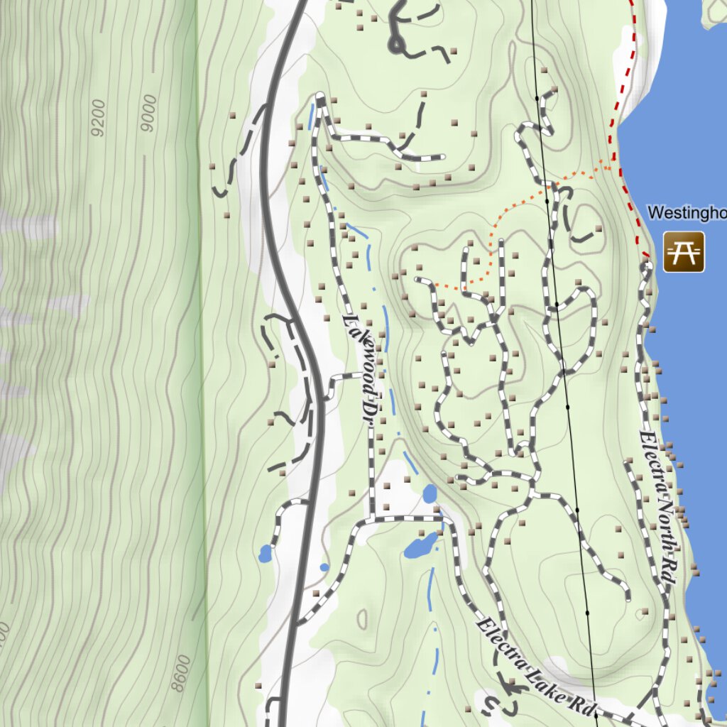 Electra Lake, Colorado 7.5 Minute Topographic Map by Apogee Mapping ...