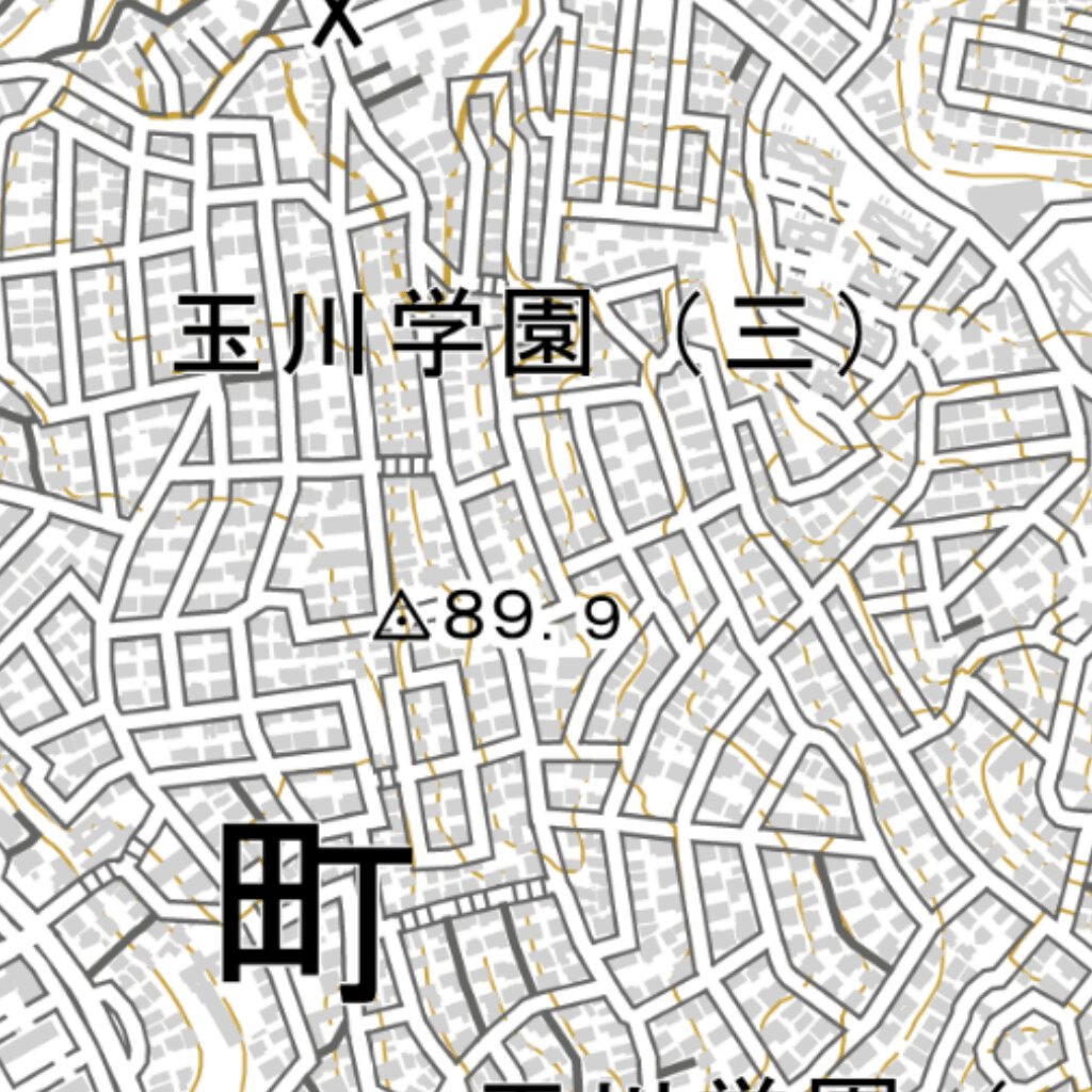 533923 原町田（はらまちだ Haramachida）, 地形図 Map by Pacific Spatial Solutions ...