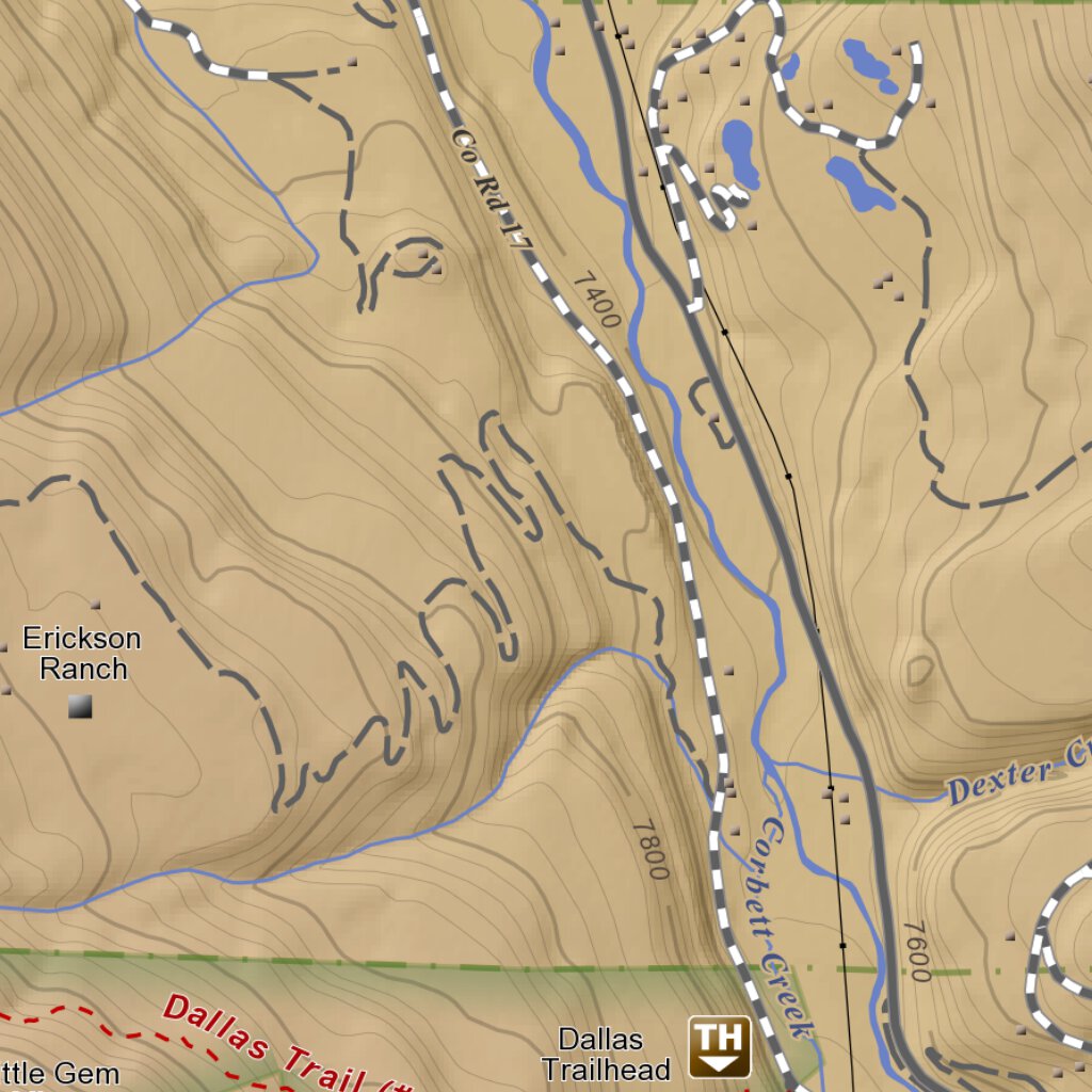 Ouray, Colorado 7.5 Minute Topographic Map - Color Hillshade by Apogee ...