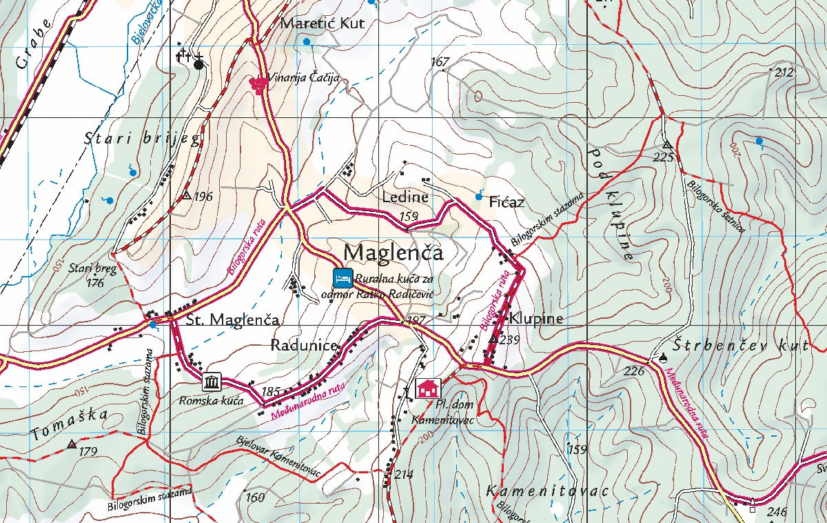 Bilogora Map by Croatian Mountain Rescue Service - HGSS | Avenza Maps
