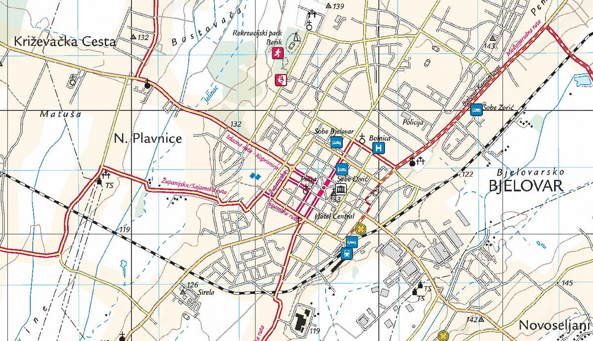 Bilogora Map by Croatian Mountain Rescue Service - HGSS | Avenza Maps