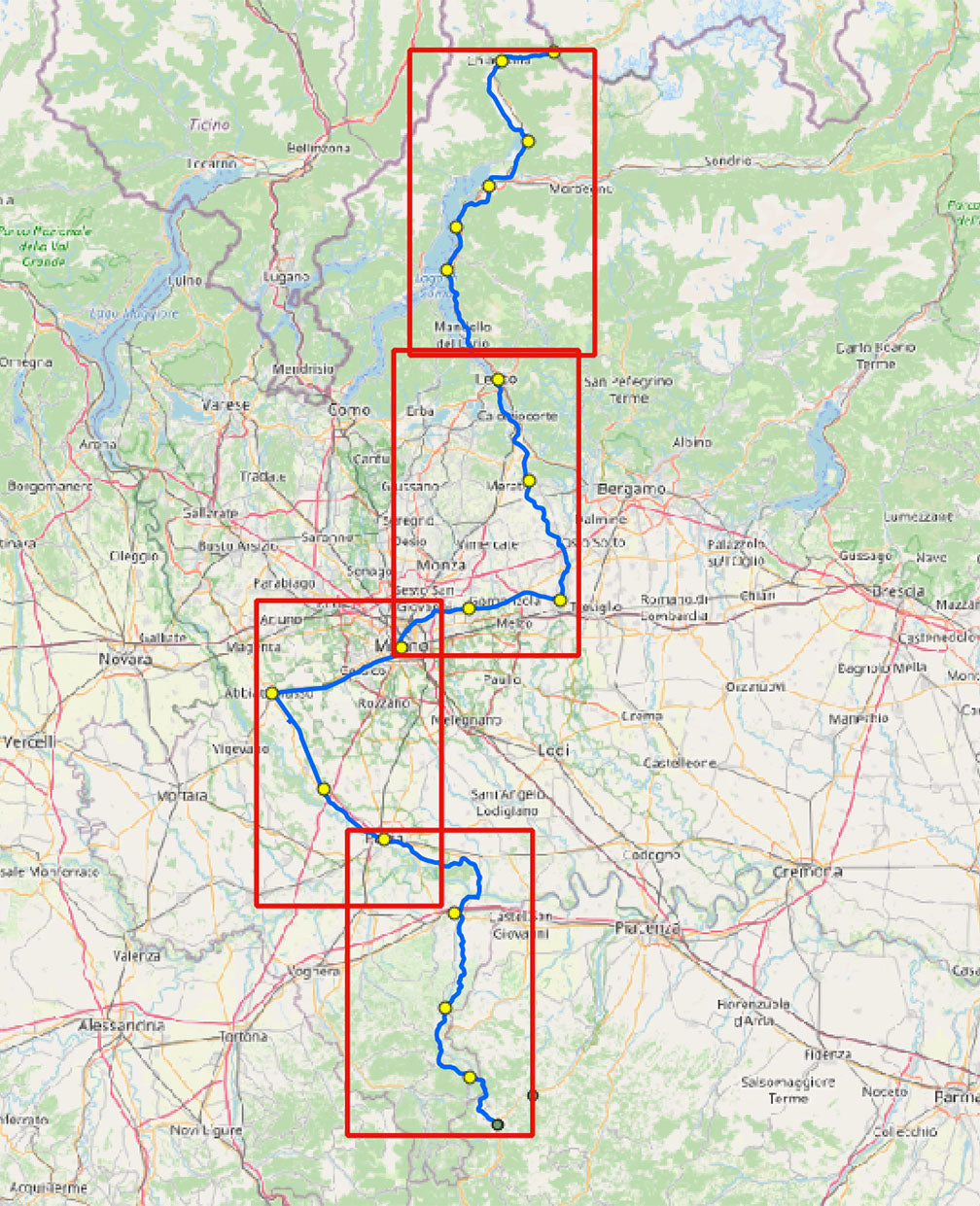 Il Cammino di San Colombano - CSC - COMPLETE Map-GUIDE by CARTAGO ...
