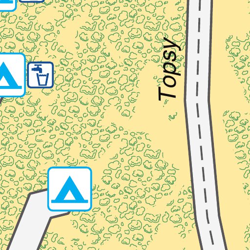 Topsy Campground Map by Bureau of Land Management - Oregon | Avenza Maps
