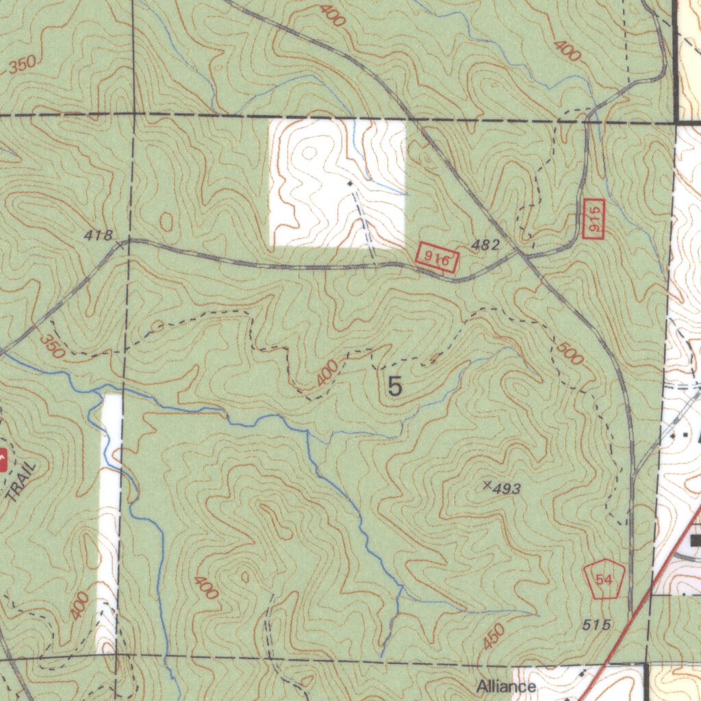 Tuskegee National Forest Visitor Map by US Forest Service R8 | Avenza Maps