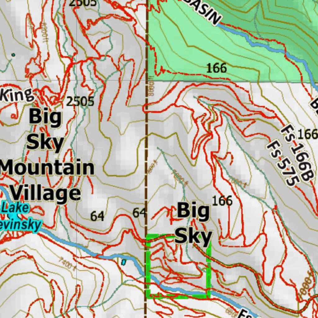 Montana Elk Hunting District 360 Land Ownerhip Map by Montana HuntData ...