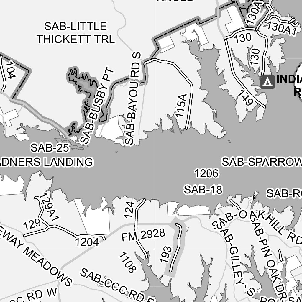 Motor Vehicle Use Map, MVUM, Sabine National Forest - FREE by US Forest ...