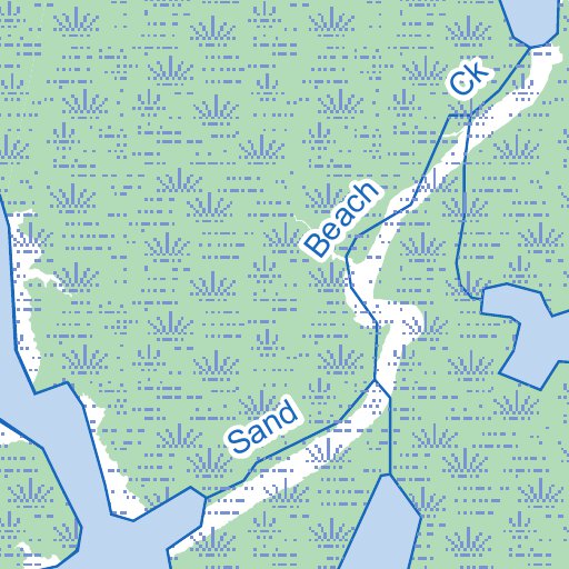 Roanoke Island Marshes Game Land Map by North Carolina Wildlife ...