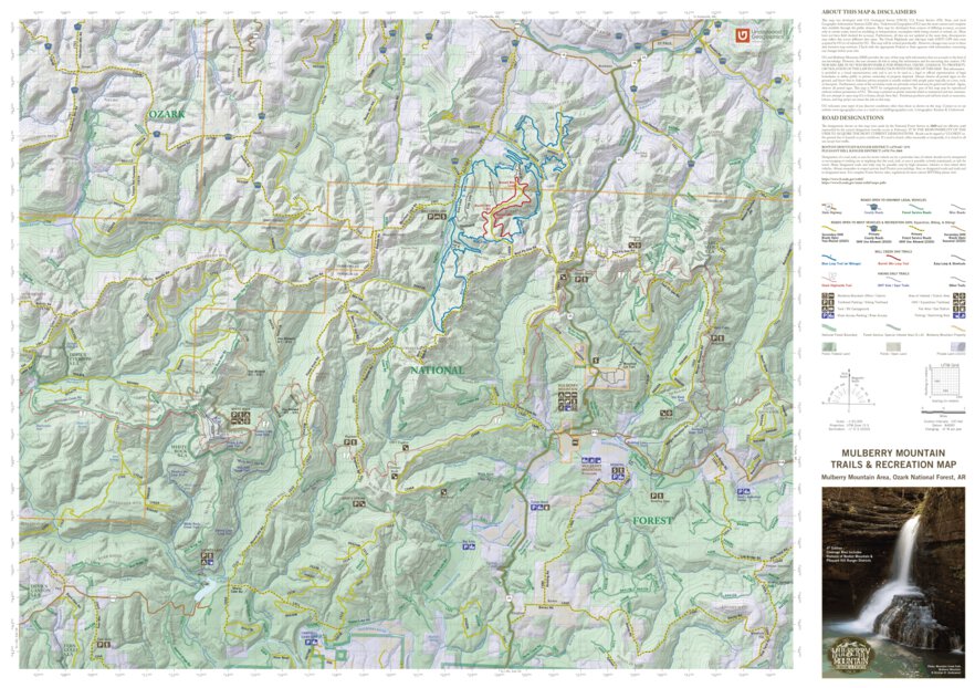 Mulberry Mountain Trails & Recreation Map by Mulberry Mountain Lodging ...