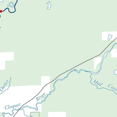 Cloquet River State Water Trail - Map 2, Indian Lake to Island Lake ...