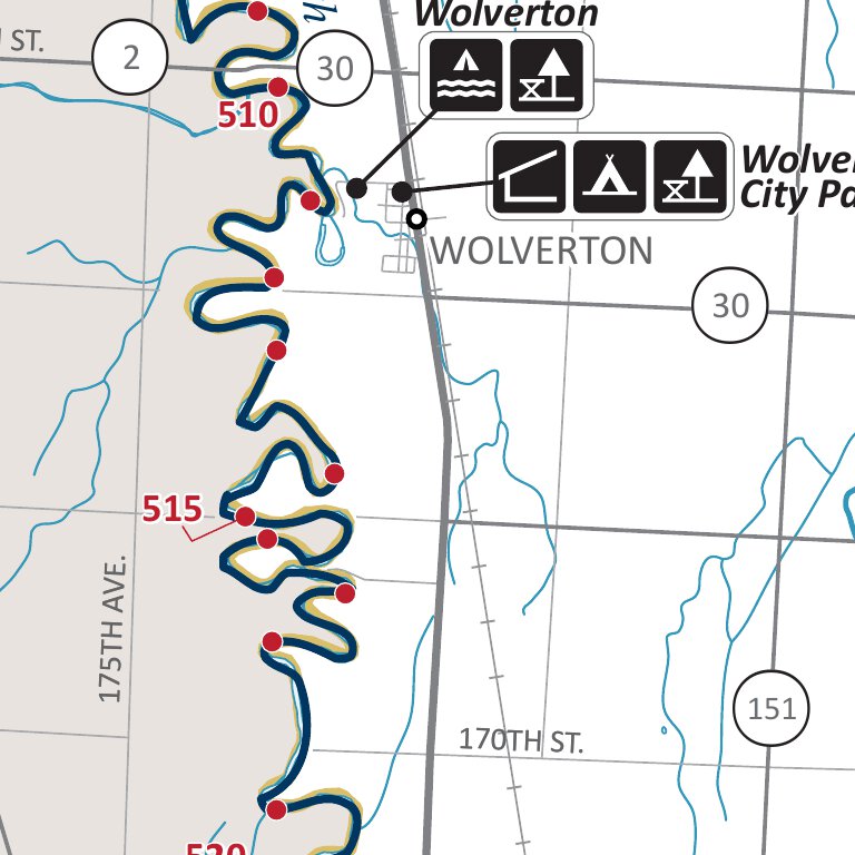 Red River State Water Trail - Map 1 Breckenridge to Wilkin/Clay County ...