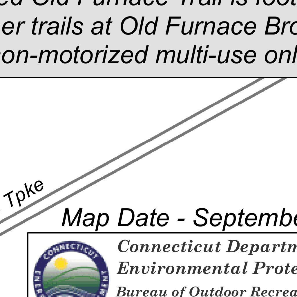 Old Furnace State Park Map by State of Connecticut DEEP | Avenza Maps
