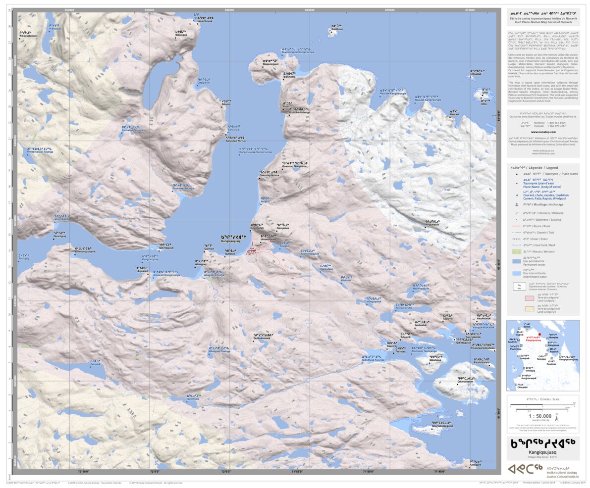 Kangirsujuaq - Community Map by Avataq Cultural Institute | Avenza Maps