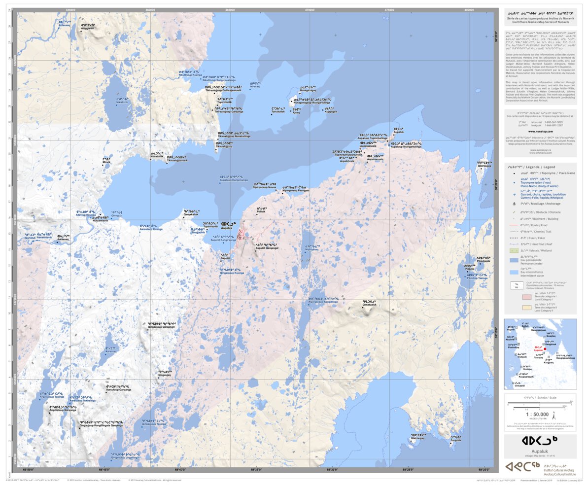 Aupaluk - Community Map by Avataq Cultural Institute | Avenza Maps
