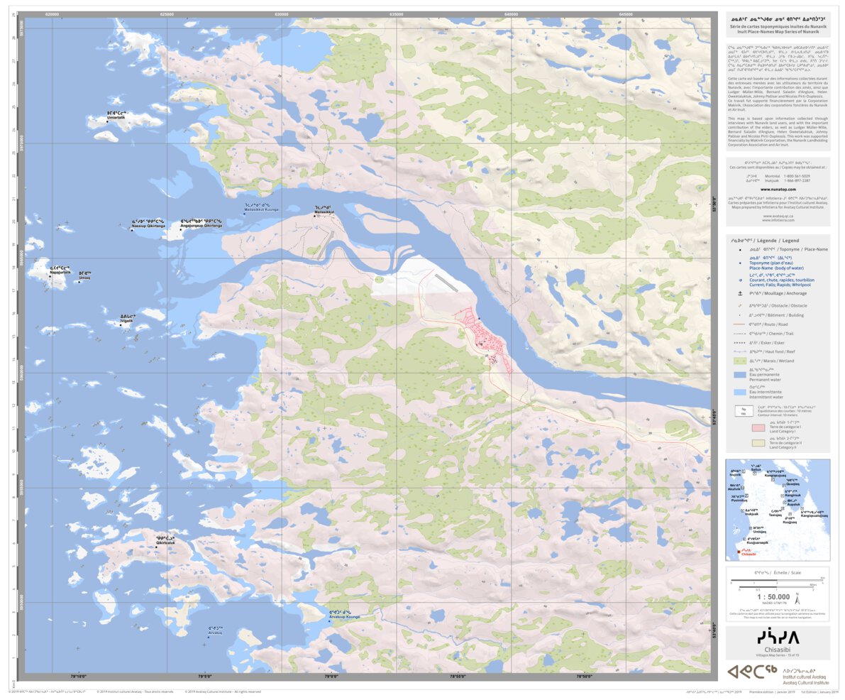 Chisasibi - Community Map by Avataq Cultural Institute | Avenza Maps