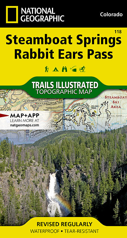 118 :: Steamboat Springs, Rabbit Ears Pass Map by National Geographic ...