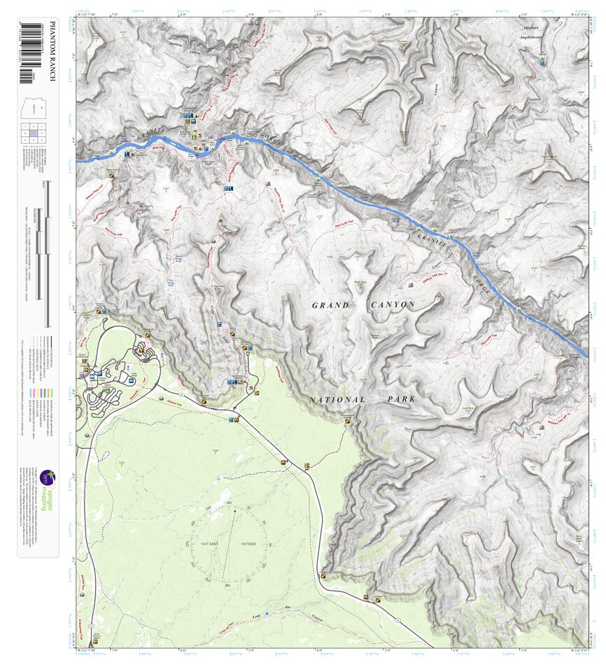 Phantom Ranch, Arizona 7.5 Minute Topographic Map by Apogee Mapping ...