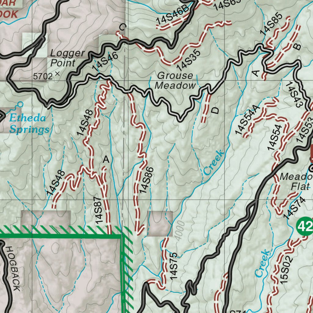 Hume Lake Motor Vehicle Opportunity Guide Map by US Forest Service R5 ...