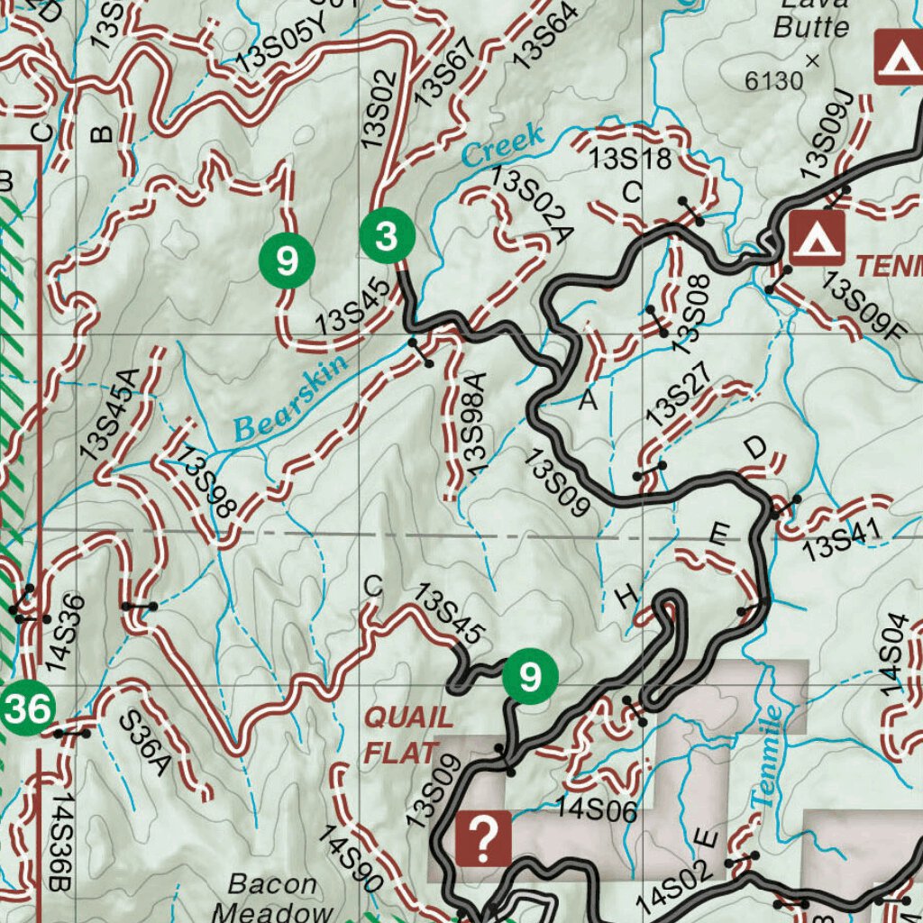 Hume Lake Motor Vehicle Opportunity Guide Map by US Forest Service R5 ...