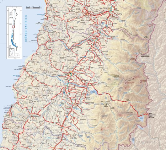 Carta Caminera de Biobío Map by Avenza Systems Inc. | Avenza Maps