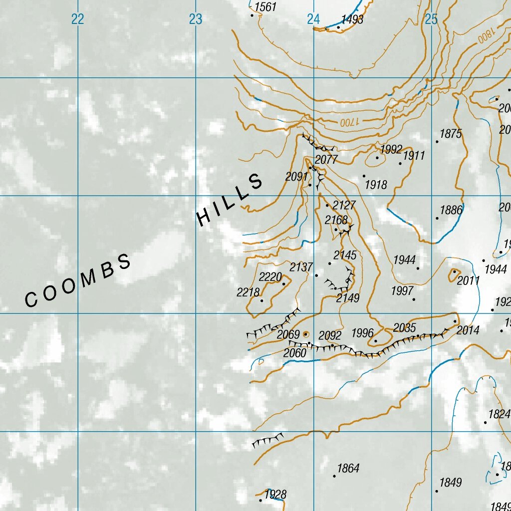 MC06 - Coombs Hills Map by Land Information New Zealand | Avenza Maps