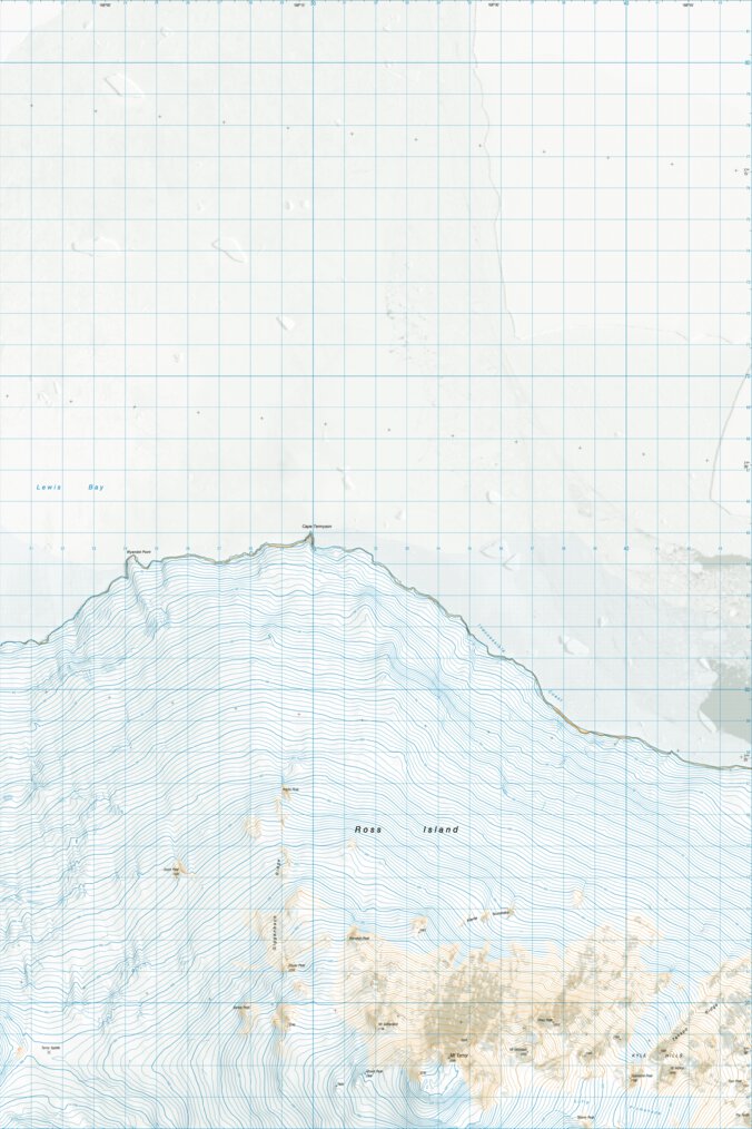 ME15 - Mount Terror Map by Land Information New Zealand | Avenza Maps