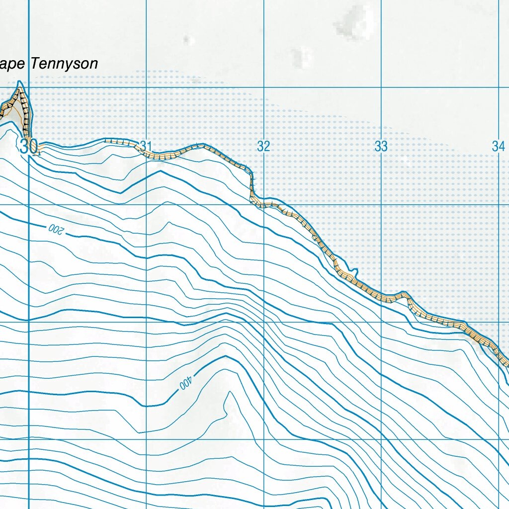 ME15 - Mount Terror Map by Land Information New Zealand | Avenza Maps