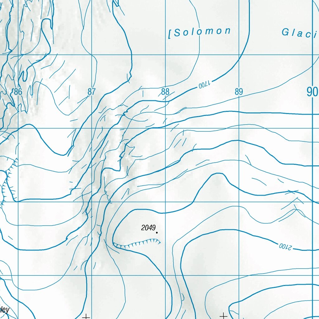MH09 - Mount Huggins Map by Land Information New Zealand | Avenza Maps