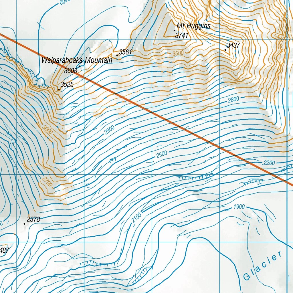 MH09 - Mount Huggins Map by Land Information New Zealand | Avenza Maps