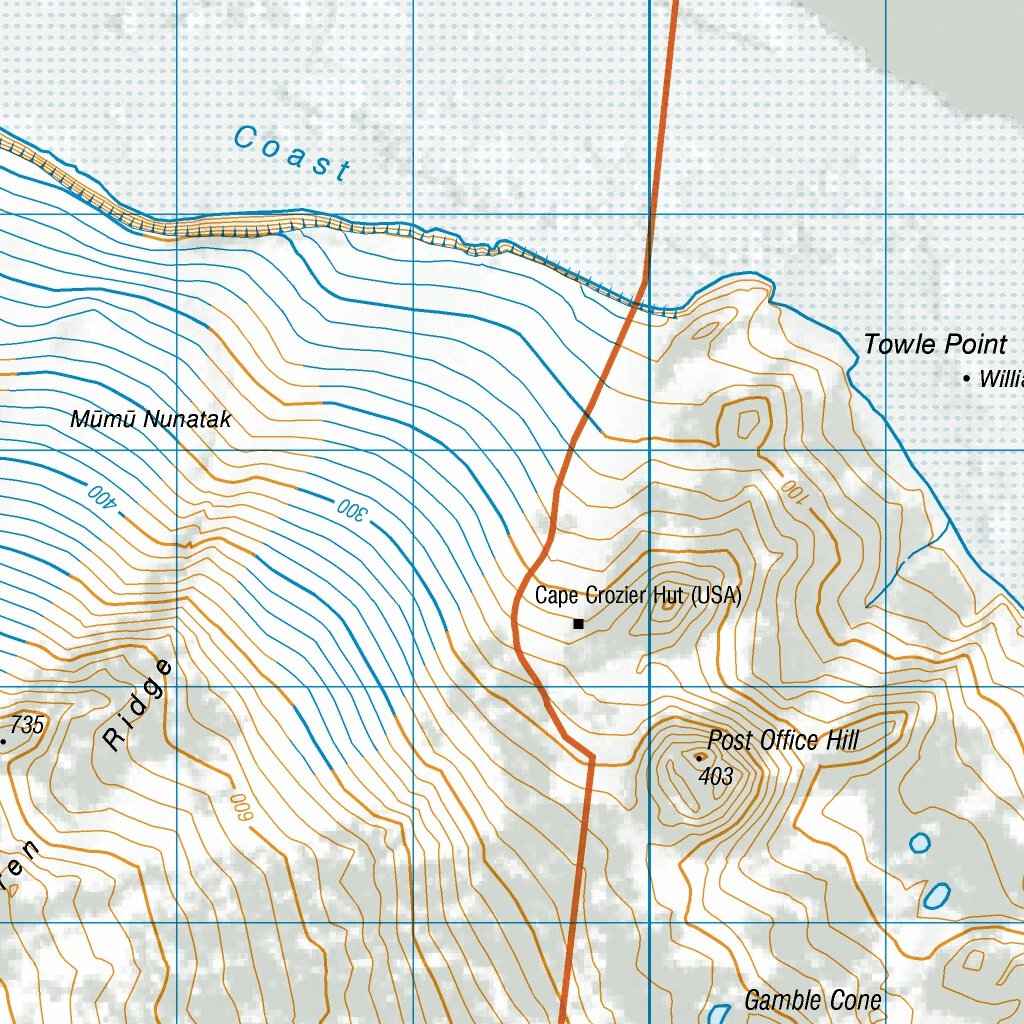 ME16 – Post Office Hill Map by Land Information New Zealand | Avenza Maps