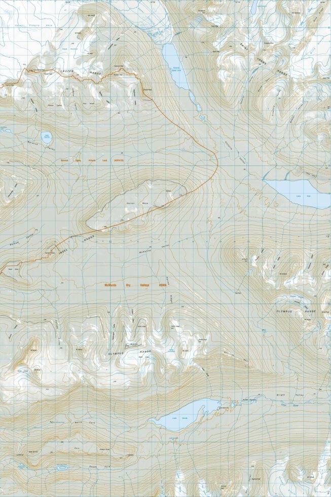 ME08 - Lake Vanda Map by Land Information New Zealand | Avenza Maps