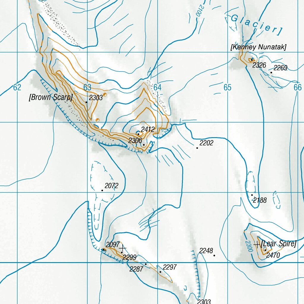 MG08 - Pivot Peak Map by Land Information New Zealand | Avenza Maps