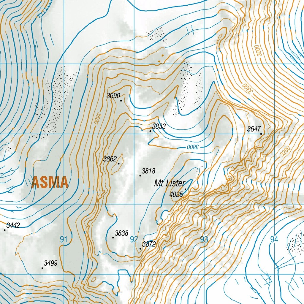 MG09 - Mount Lister Map by Land Information New Zealand | Avenza Maps