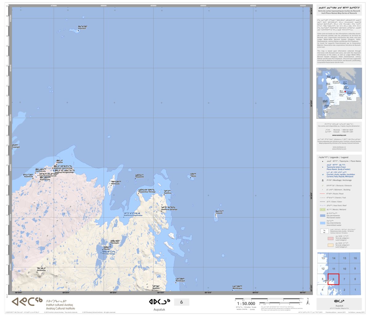 24N Aupaluk 6 Map by Avataq Cultural Institute | Avenza Maps