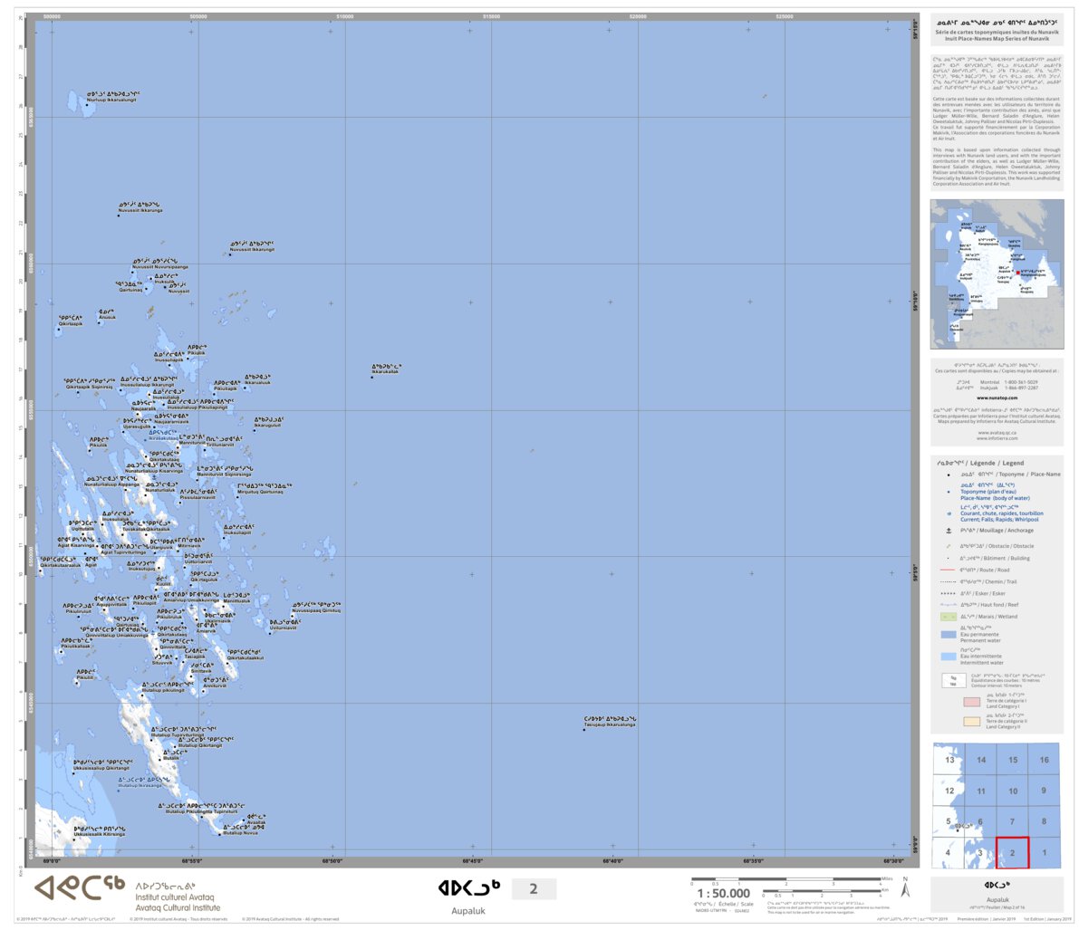 24N Aupaluk 2 Map by Avataq Cultural Institute | Avenza Maps