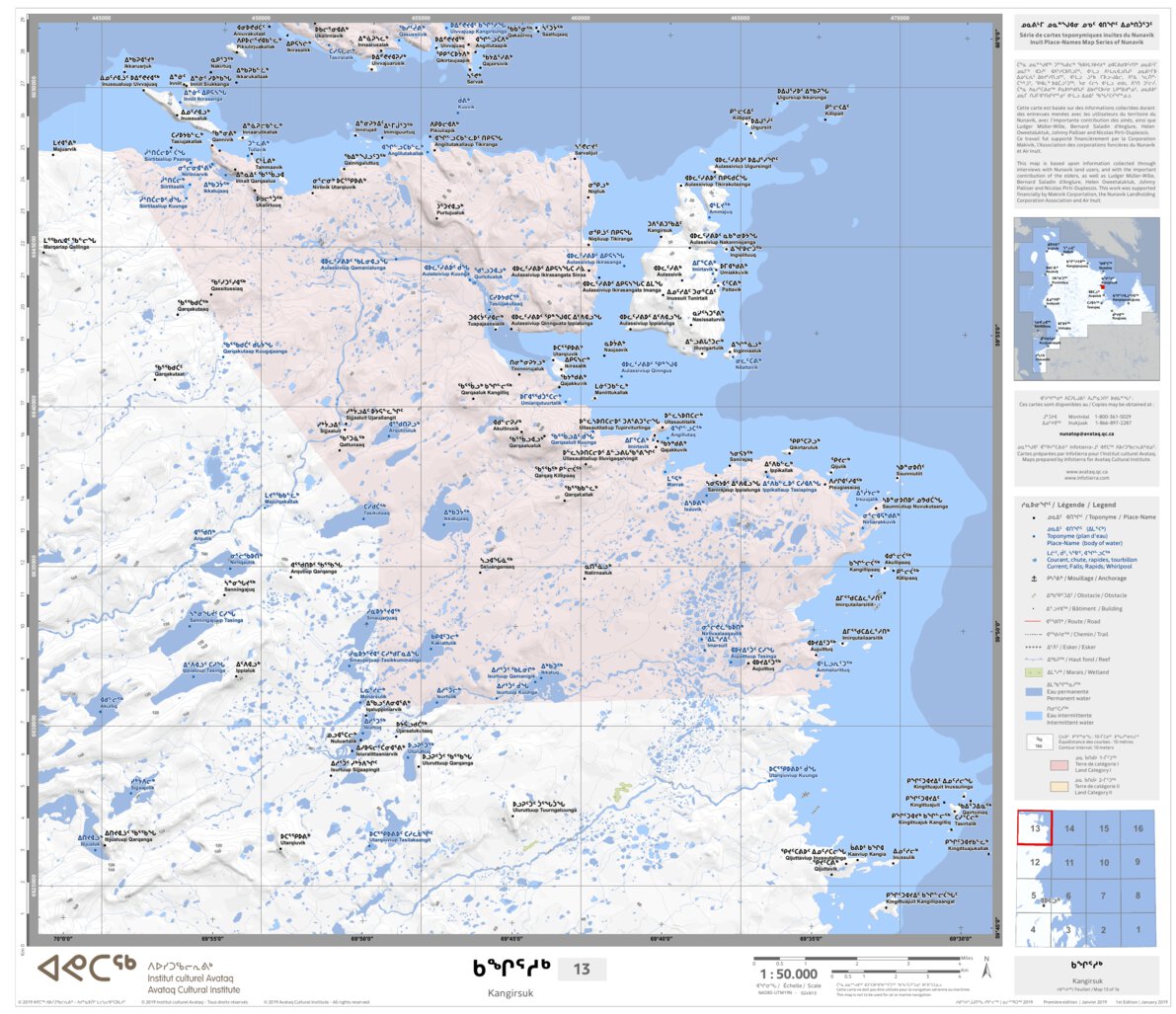 24N Kangirsuk 13 Map by Avataq Cultural Institute | Avenza Maps