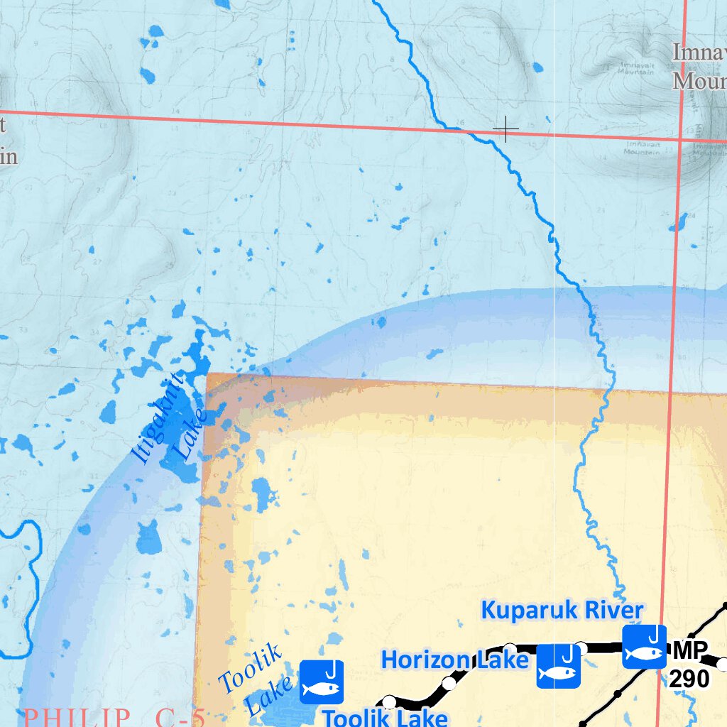 Dalton Highway - Coldfoot to Deadhorse Map by Bureau of Land Management ...
