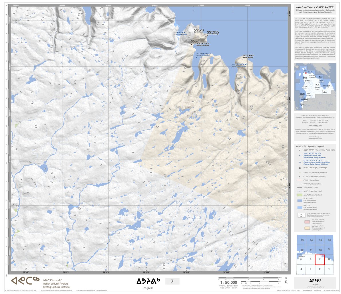35K Ivujivik 07 Map by Avataq Cultural Institute | Avenza Maps