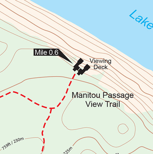 Clay Cliffs Natural Area Map by MichiganTrailMaps.com | Avenza Maps