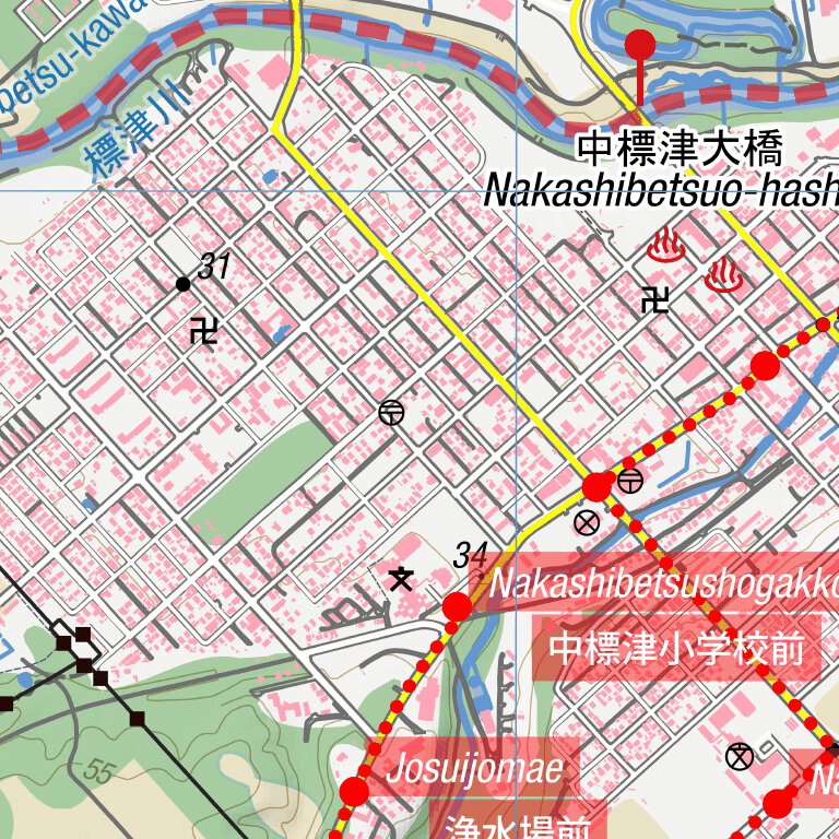 Map 1 - Shibetsu River Canoeing (Hokkaido, Japan) by HokkaidoWilds.org ...
