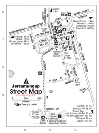 Andimaps - Bremer Bay-Jerramungup Street Guide Map by Andimaps | Avenza ...