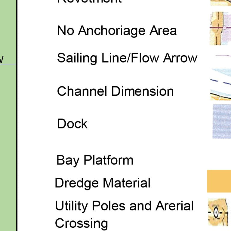 Atchafalaya River Chart - Berwick Lock, LA Map by US Army Corps of ...